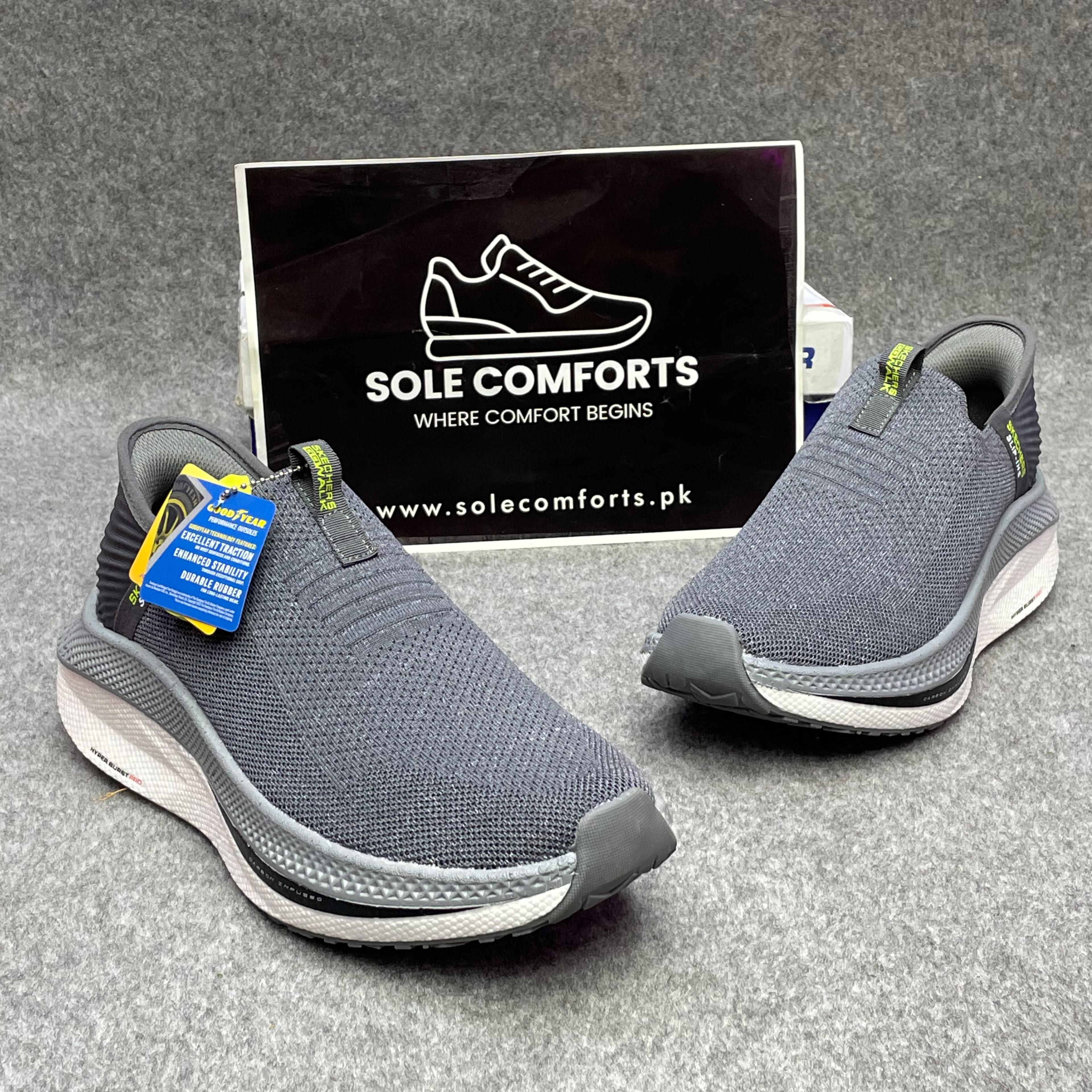 Skecherrs Hyper Burst Pro(GREY) – Sole Comforts